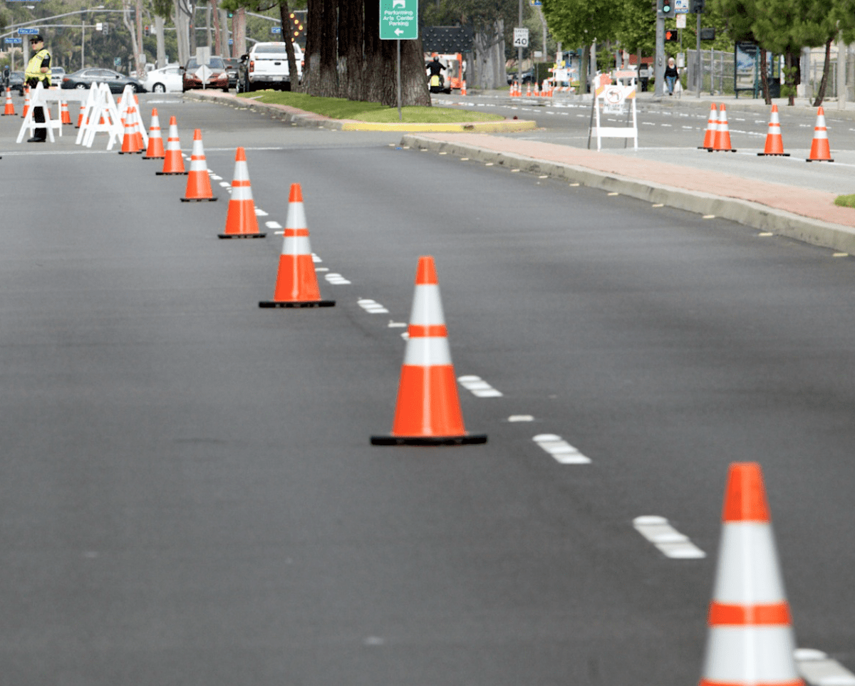 The Science Behind Traffic Cone Placement - Traffic Safety Resource Center