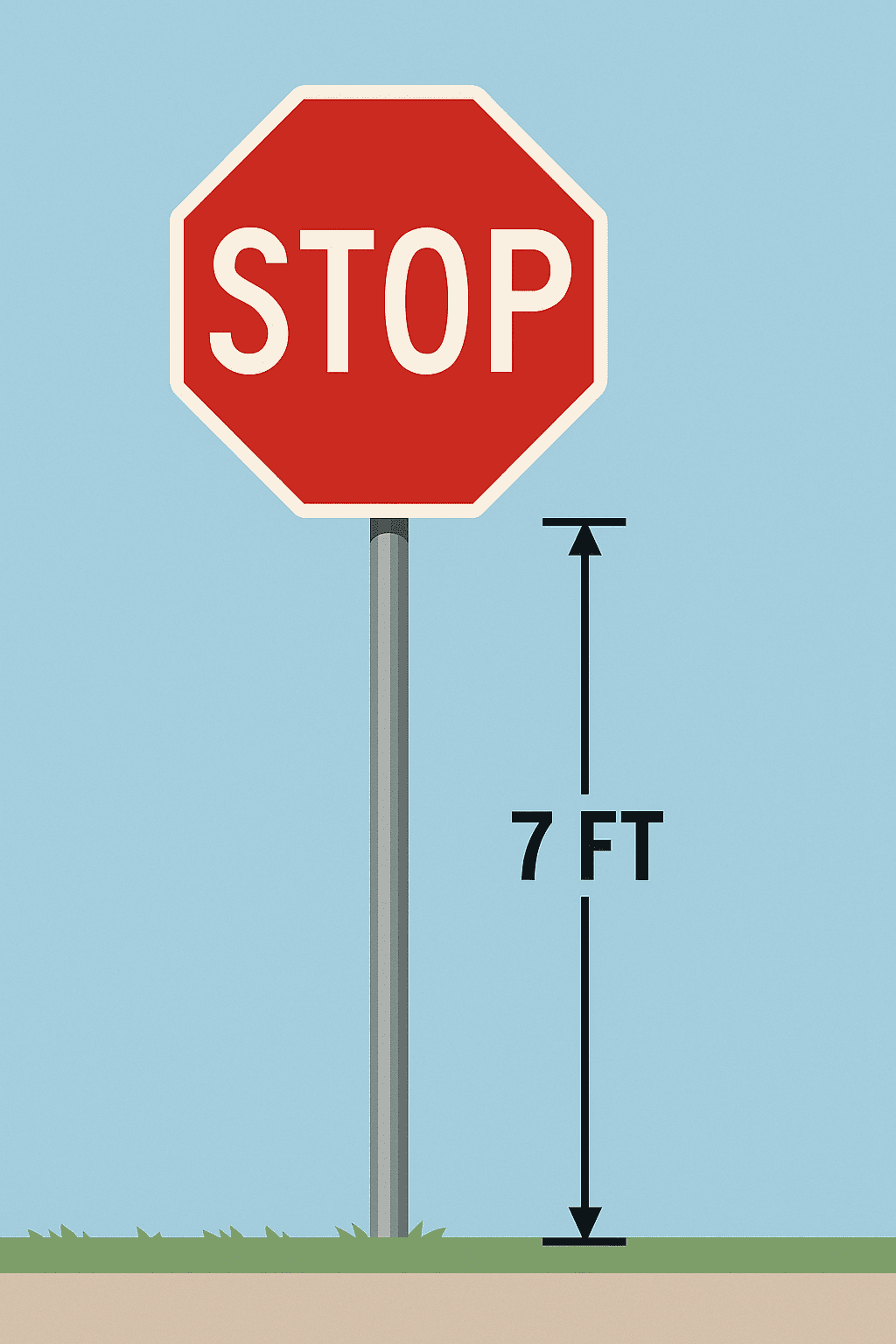 How High Should a STOP Sign Be Mounted? - Traffic Safety Resource Center